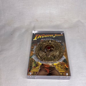 Indiana Jones, Staff of RA Headpiece, Antique Gold, Solid Metal, Red ...