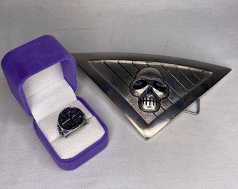 Phantom Silver Skull Ring Handcrafted ( Rock, Biker, Punk Phantom Silver Skull Ring Handcrafted ( Rock, Biker, Punk