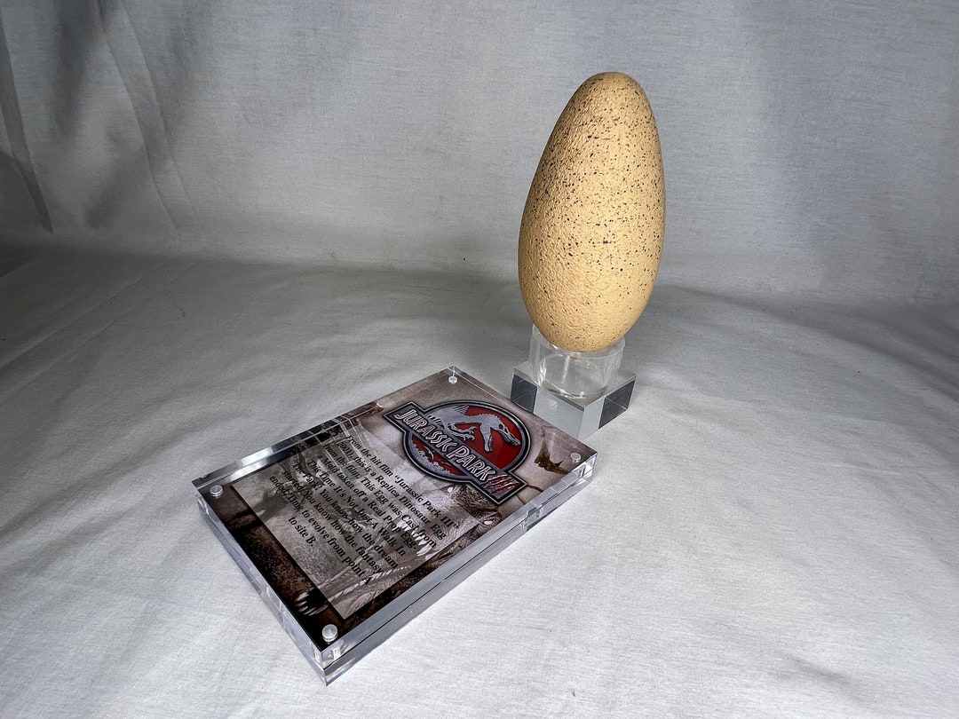 Jurassic Park III, Dinosaur Egg, Real Prop Replica, Solid Resin ...