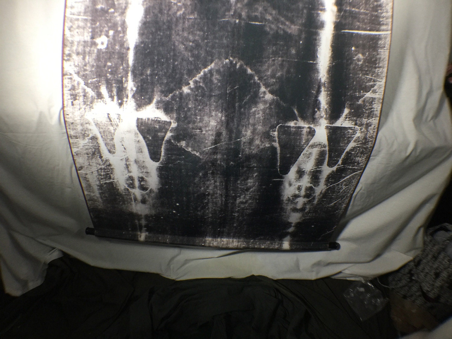 Shroud of Turin Full Size Body Negative on Linen Cloth 6 X 3 | Etsy