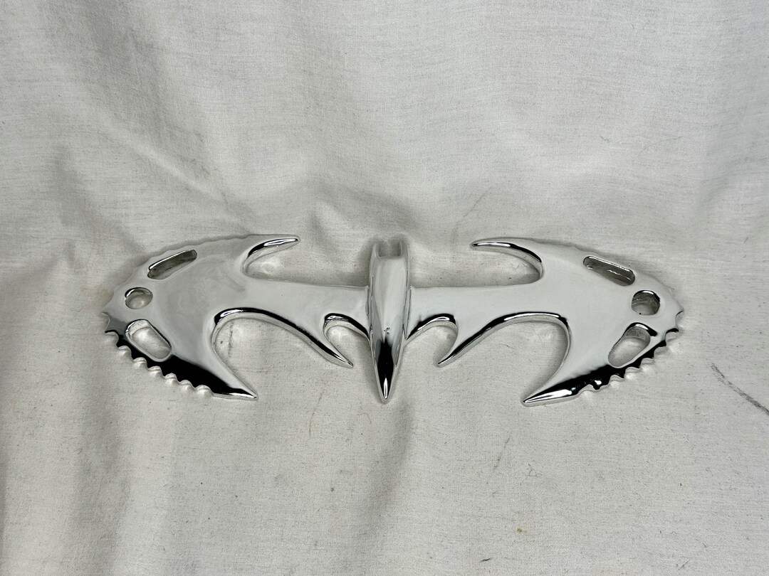 Batman and Robin Batarang, Solid Resin, Silver Plated, Real Prop ...