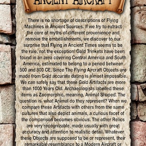 Ancient Aircraft Flying Machine Set, Aztec, Mayan, Inca, Metal, Signed ...