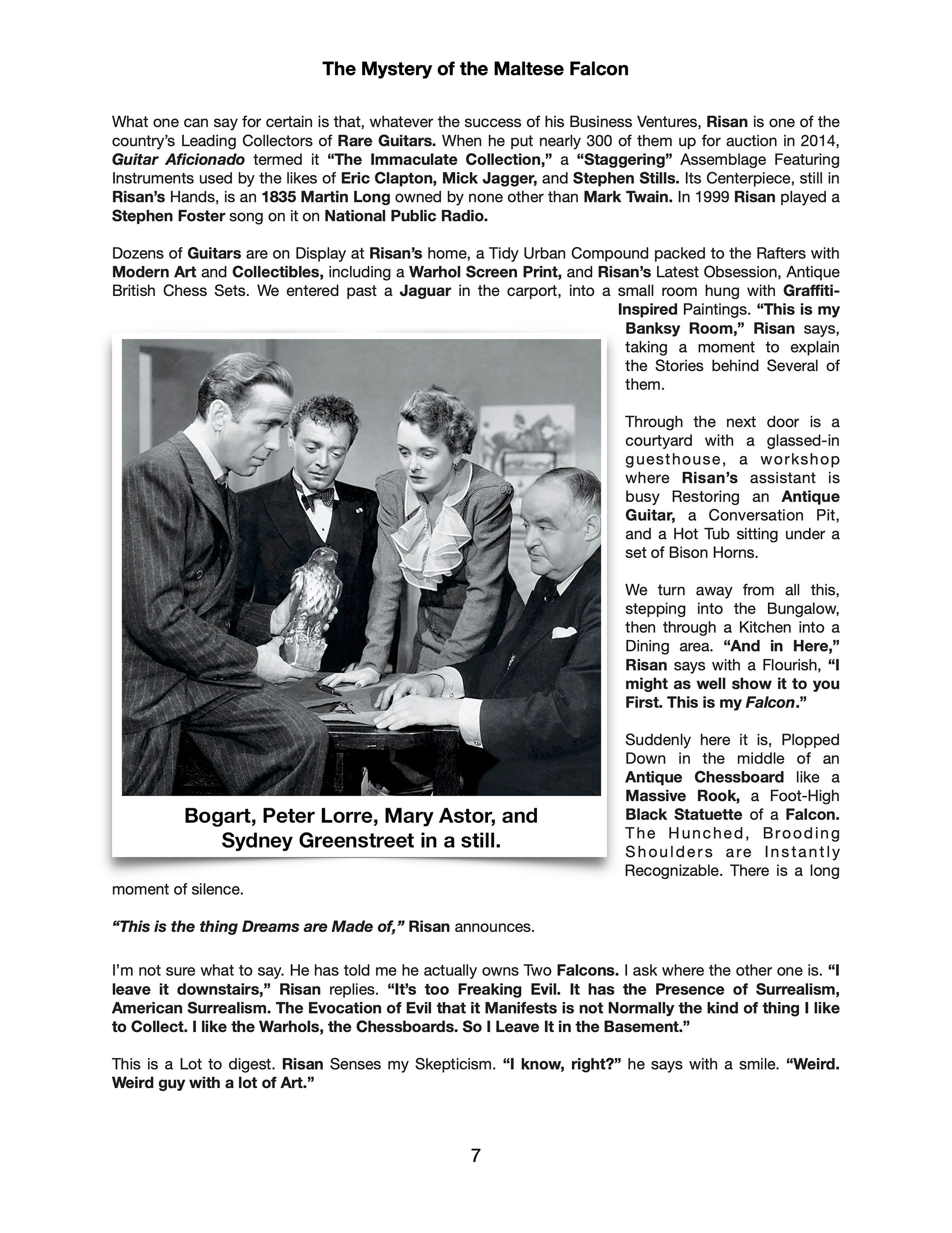 The Mystery of the Maltese Falcon Full Color Personally - Etsy