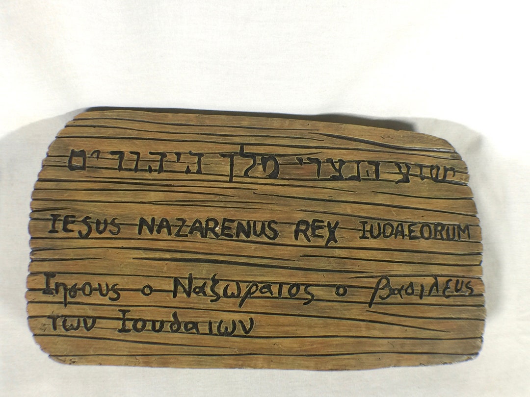 Title of the Cross or Titulus Crucis and Free Book on Subject - Etsy