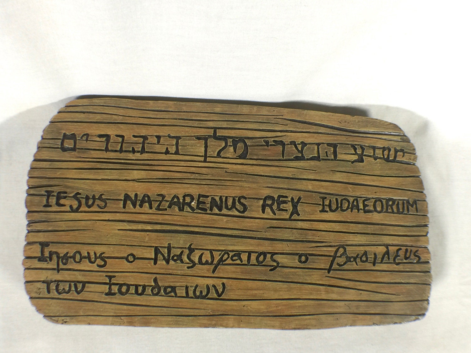 Title of the Cross, Titulus Crucis, Resin, Signed Book, Signed ...