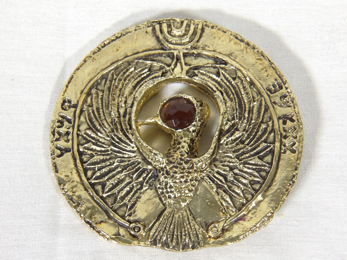 Indiana Jones, Staff of RA Headpiece, Antique Gold, Solid Metal, Amber ...