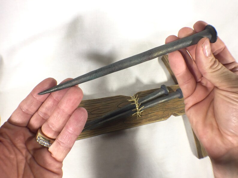 Crucifix With Roman Nails Crown of Thorns Titulus Crucis and - Etsy