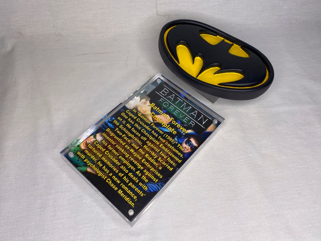 Batman Forever Chestplate, Solid Resin, Display Plaque, Item Stand ...
