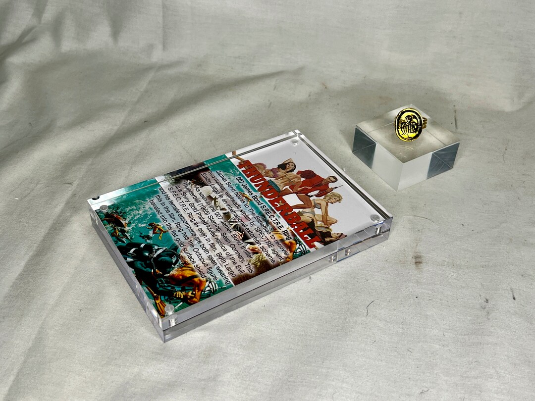 007 James Bond, Thunderball SPECTRE Ring Type-b , Prop Replica, Metal ...