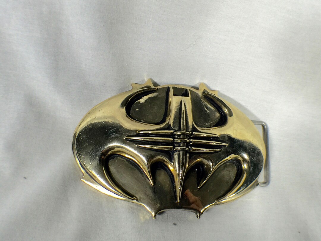 Batman Forever, Traditional Type Bat Buckle, Gold Metal - Etsy