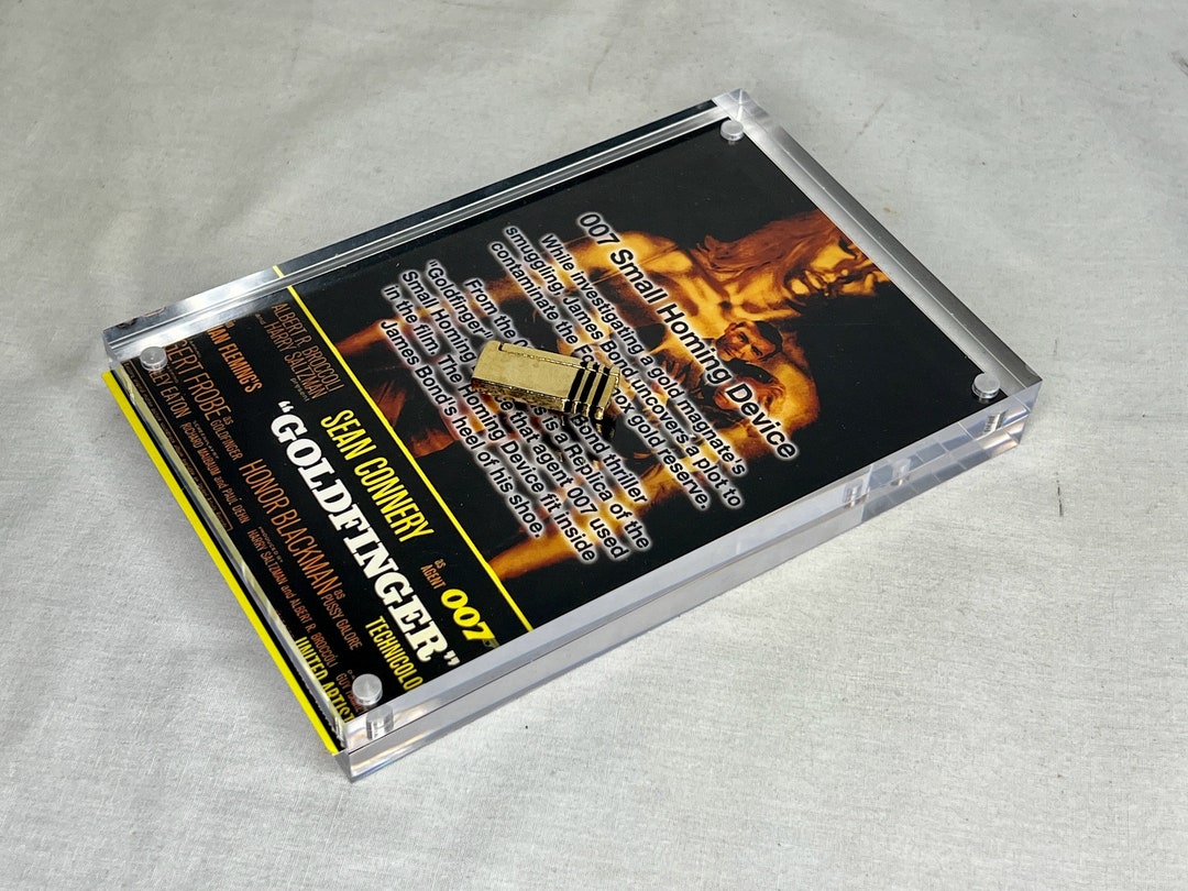 007 James Bond, Goldfinger Homing Device, Metal, Display Plaque, Real ...