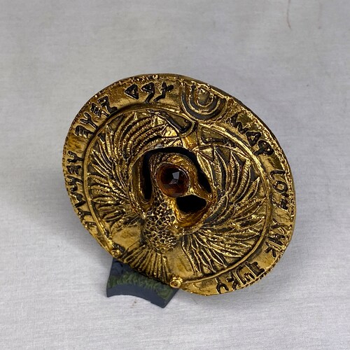Indiana Jones Staff of RA Headpiece Antique Gold Solid - Etsy