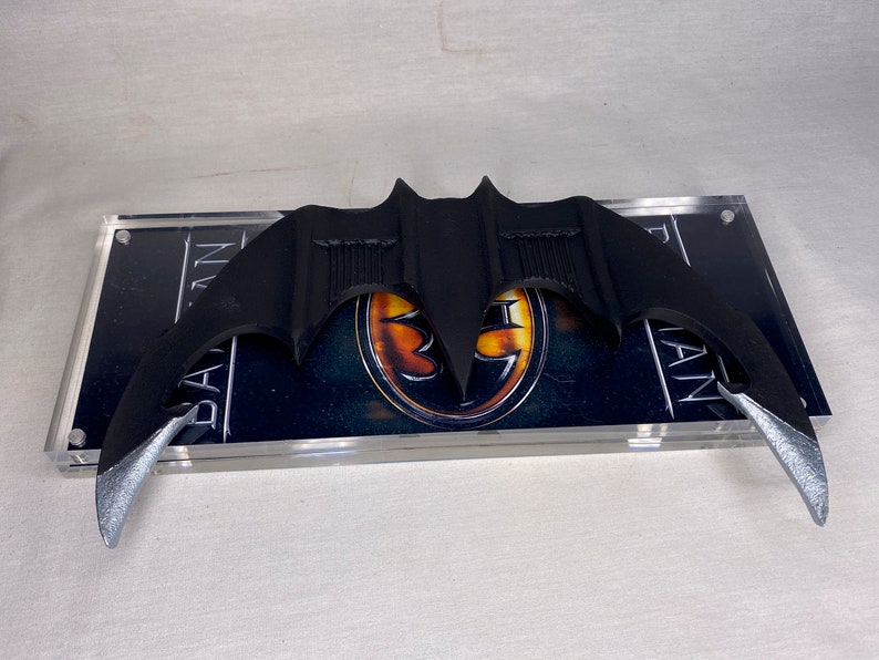 Batman 1989 Batarang Solid Resin Display Plaque Real Prop - Etsy