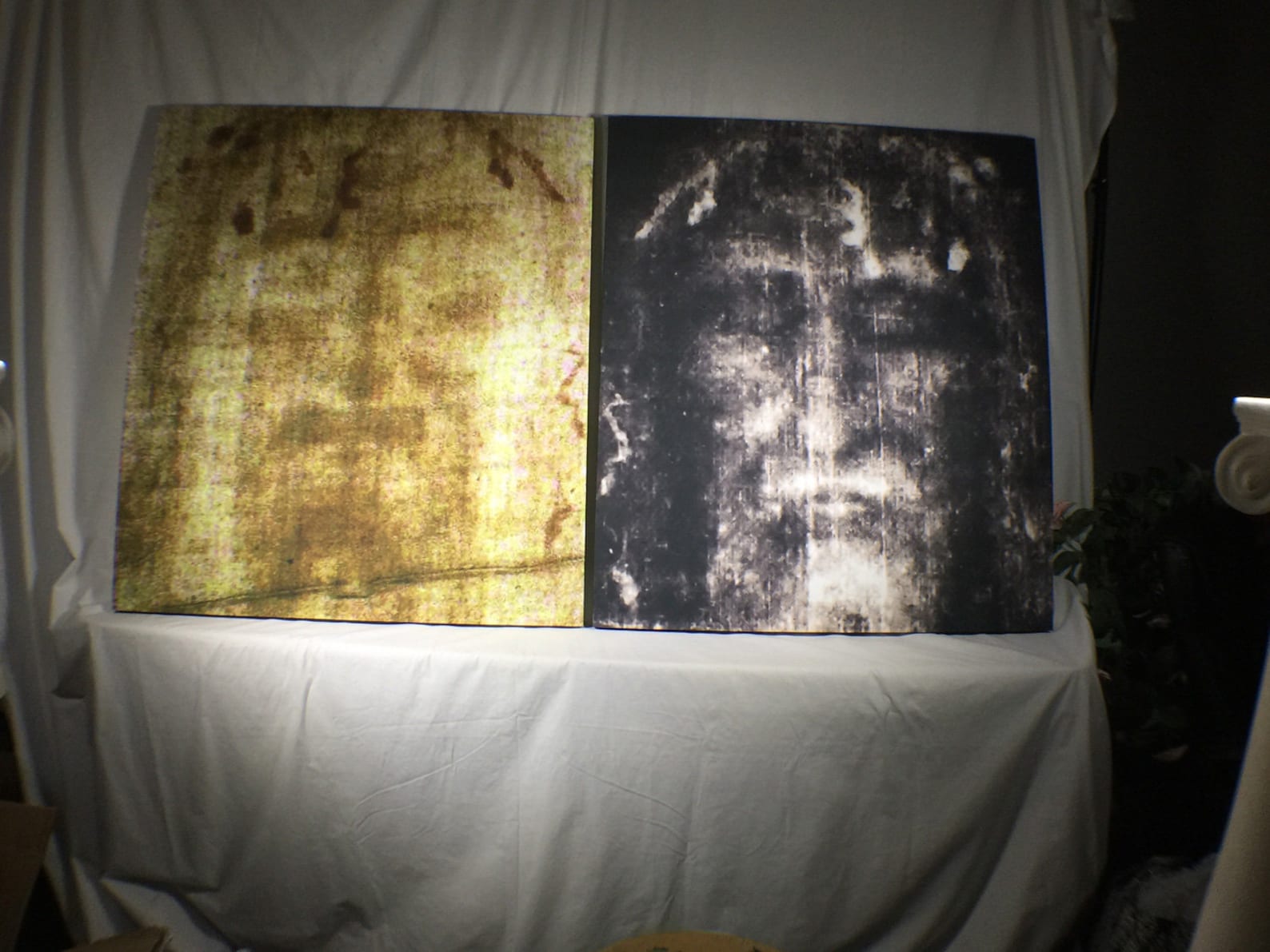 Shroud of Turin Full Size Face Negative on Linen Cloth 3 X 3 | Etsy