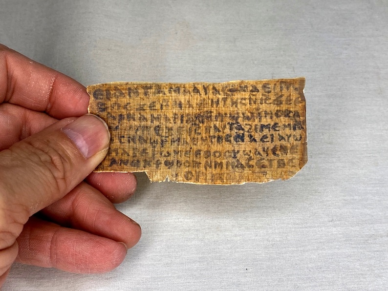 The Gospel of Jesus' Wife, Papyrus Fragment, Ancient Biblical Replica ...