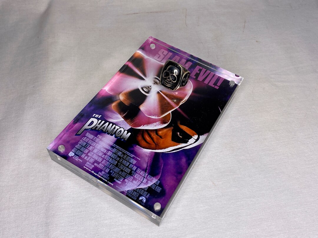 Phantom, Ring of Evil, Real Prop Replica, Metal, Acrylic Display Plaque ...
