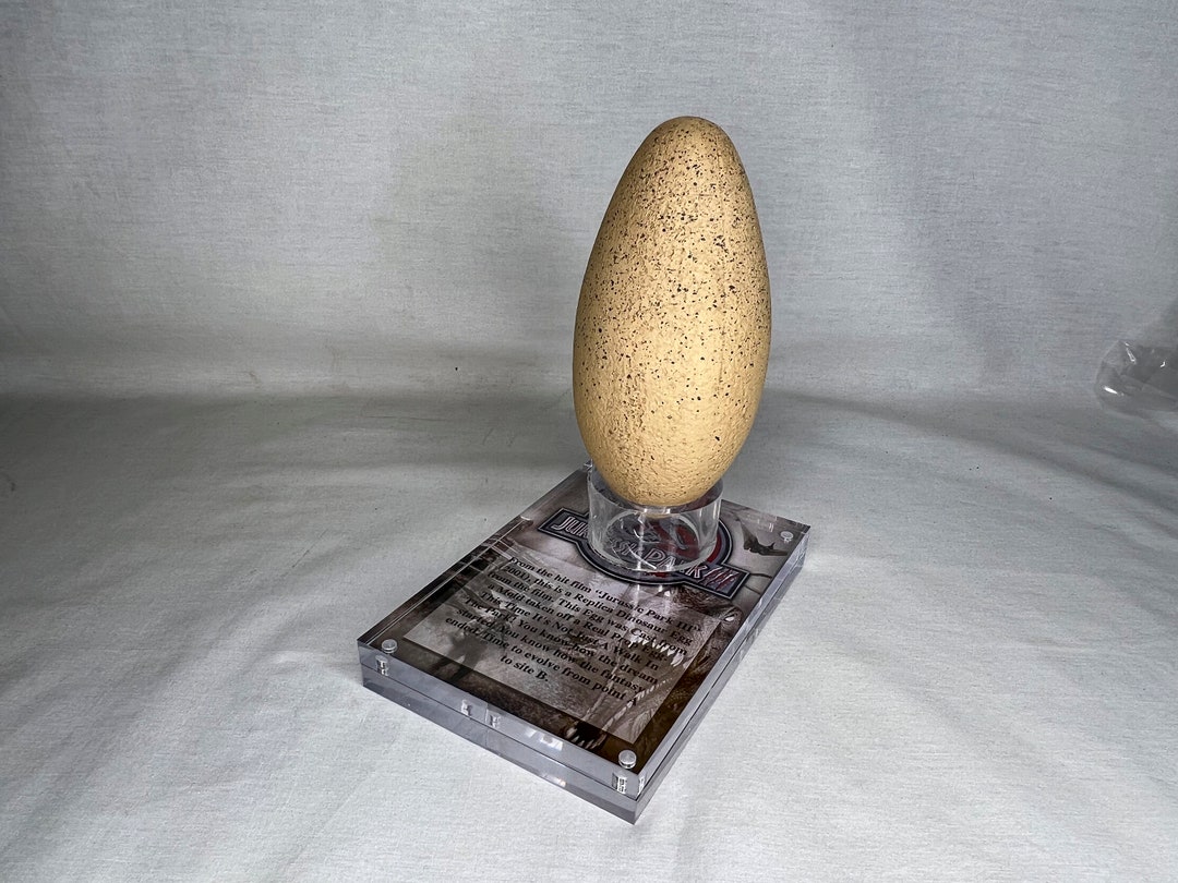 Jurassic Park III, Dinosaur Egg, Real Prop Replica, Solid Resin ...