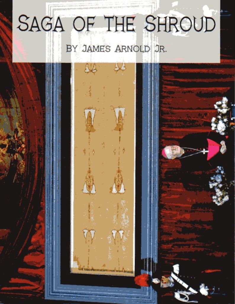 Shroud of Turin Full Size Body Negative on Linen Cloth 6 X 3 Feet With ...