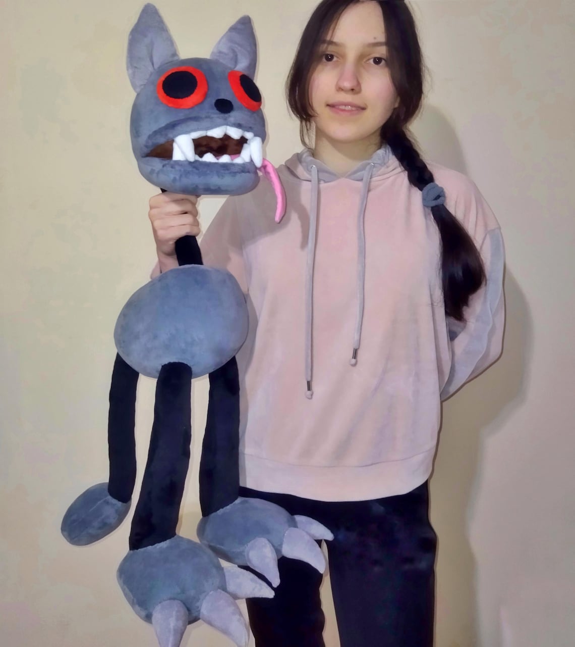 Pebble , Dandy's World, Large Handmade Plush Toy, Indie Gamer Gift - Etsy