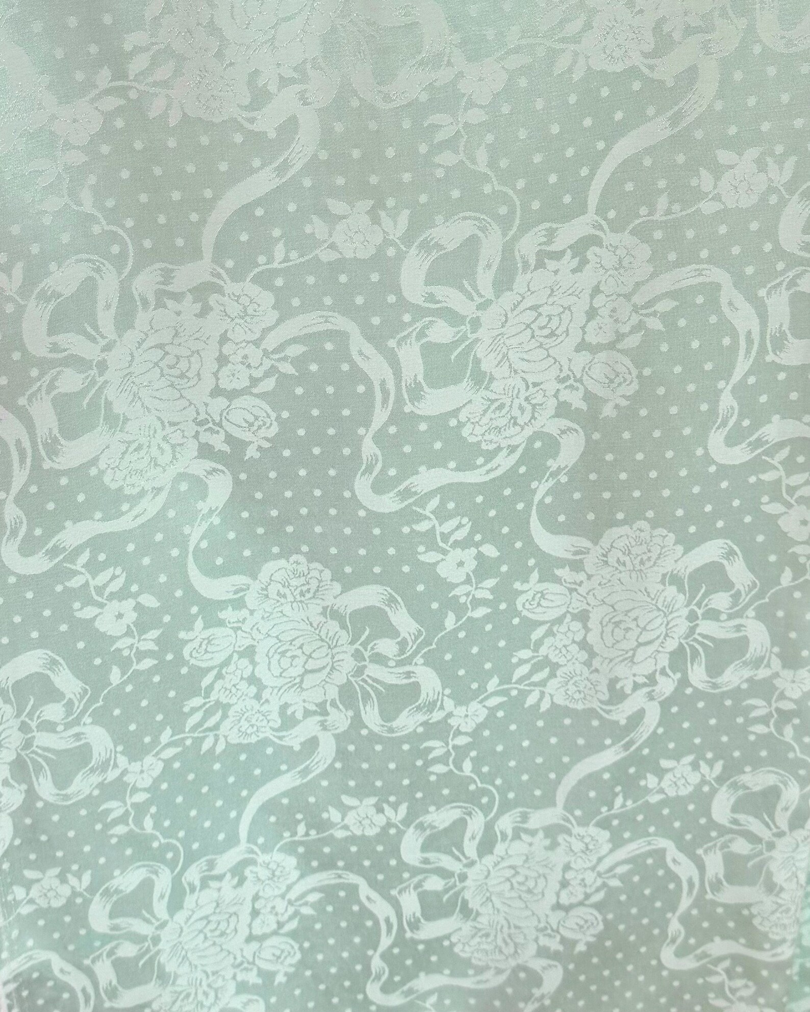 Minty Blue Ribbons & Polka Dots Bow | Lace Bow Birthday Bridal Shower ...