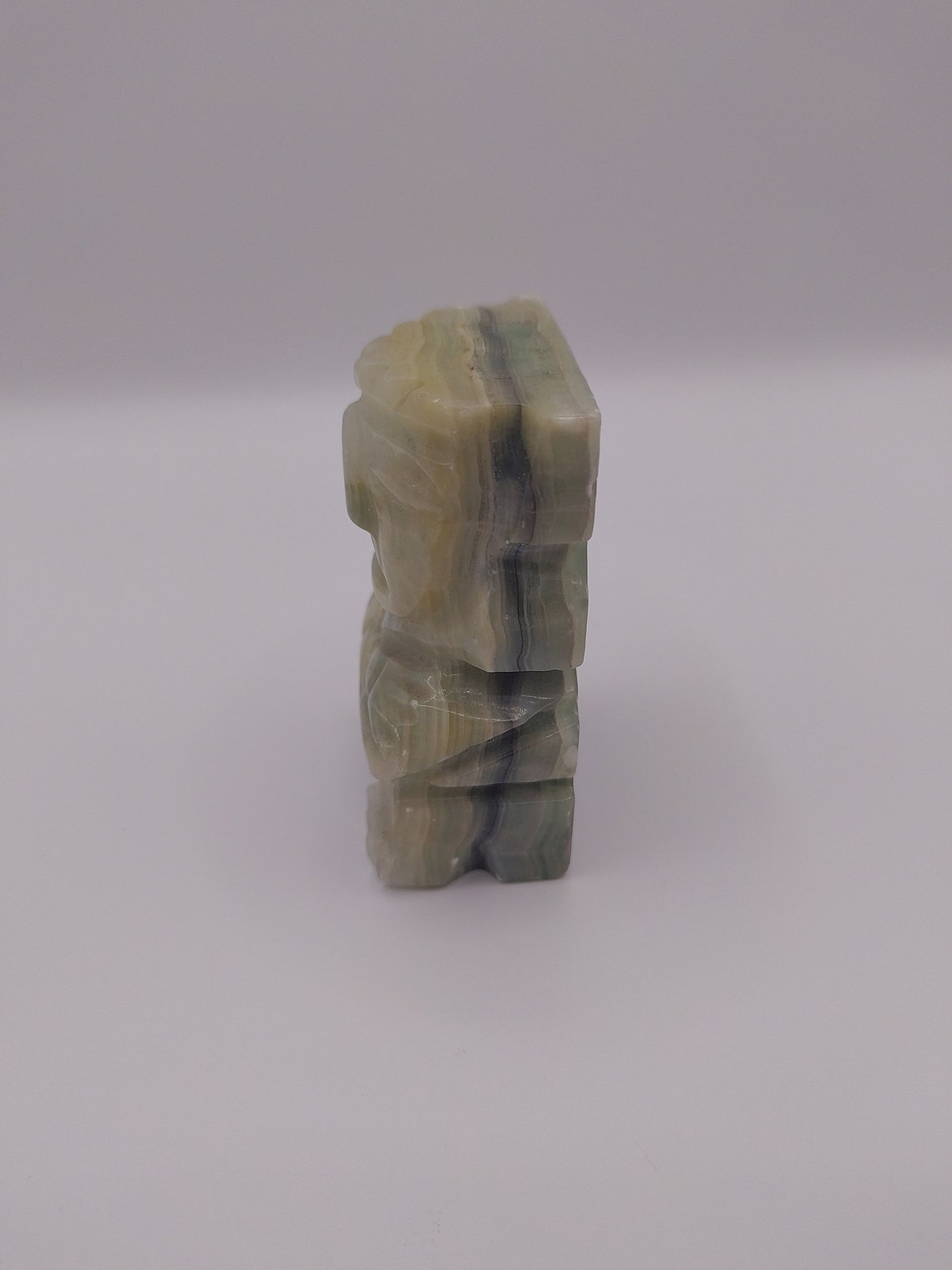 Vintage Hand Carved Mayan Aztec Jade Warrior - Etsy