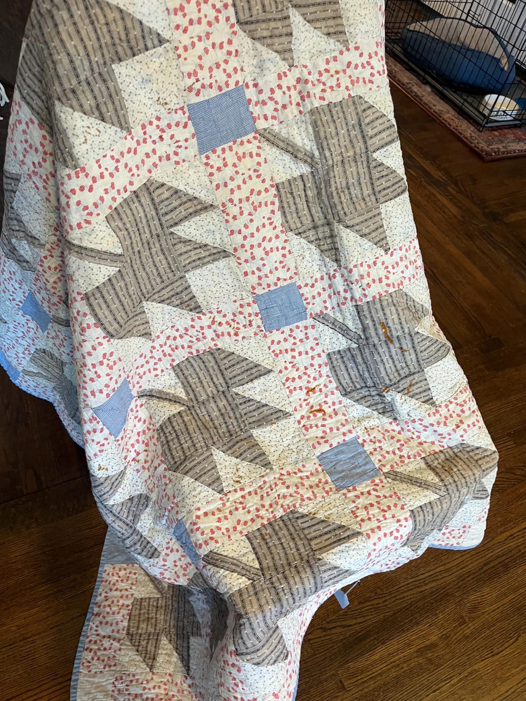 Antique Maple Leaf Quilt - Hand Quilted - Etsy