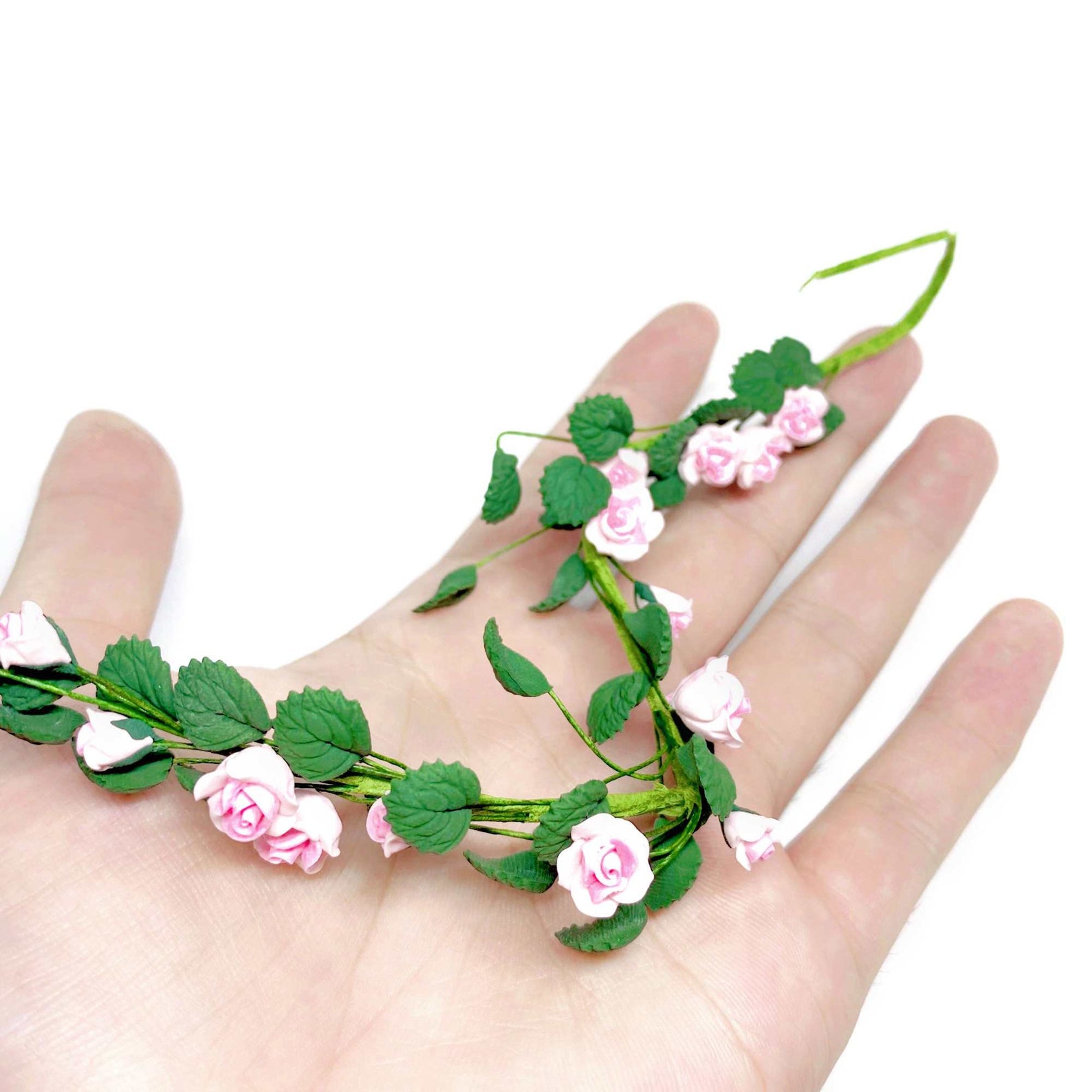 Miniature Flower Rose Vine Miniatures House Plant Dollhouse - Etsy