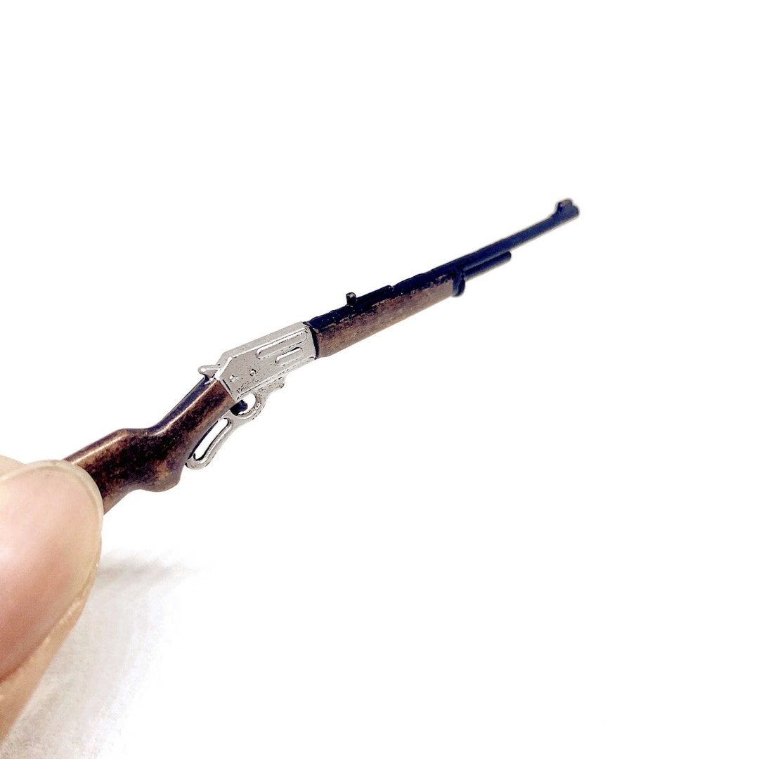 Miniature Rifle Gun 2pcs/set Miniatures Dollhouse Miniatures Home ...