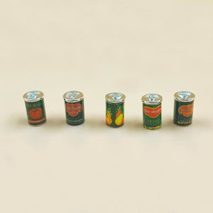 Miniature Tin Can Etsy UK