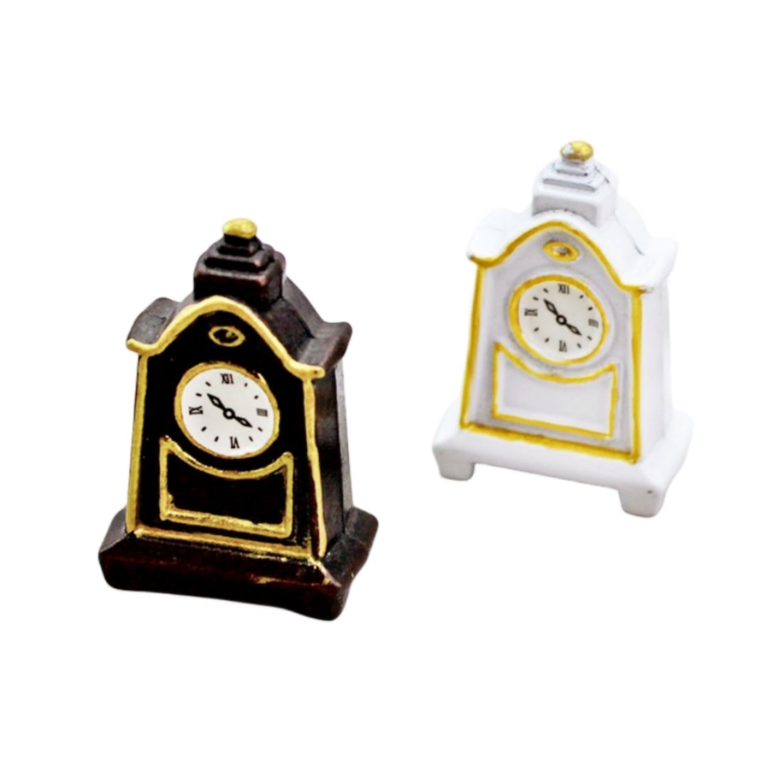 Miniature Retro Clock Miniatures Dollhouse Miniatures Home Decoration ...