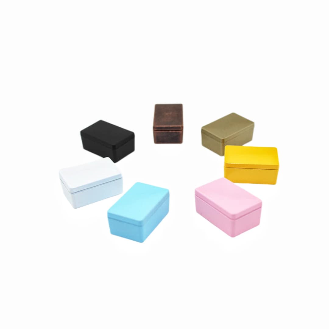Miniature Metal Box Miniatures Dollhouse Miniature Home Decoration Gift ...