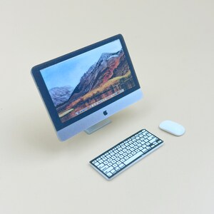Miniature Desktop Computer Miniatures Dollhouse Miniature Home ...