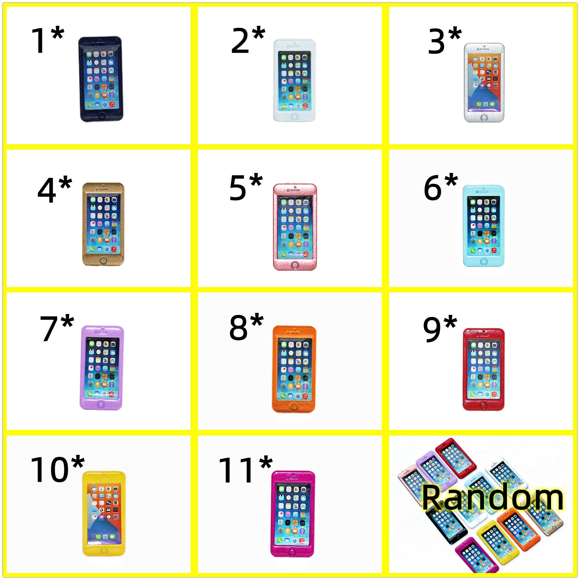 Miniature Phone 2pcs/set Cell Mobile Phone Miniatures - Etsy