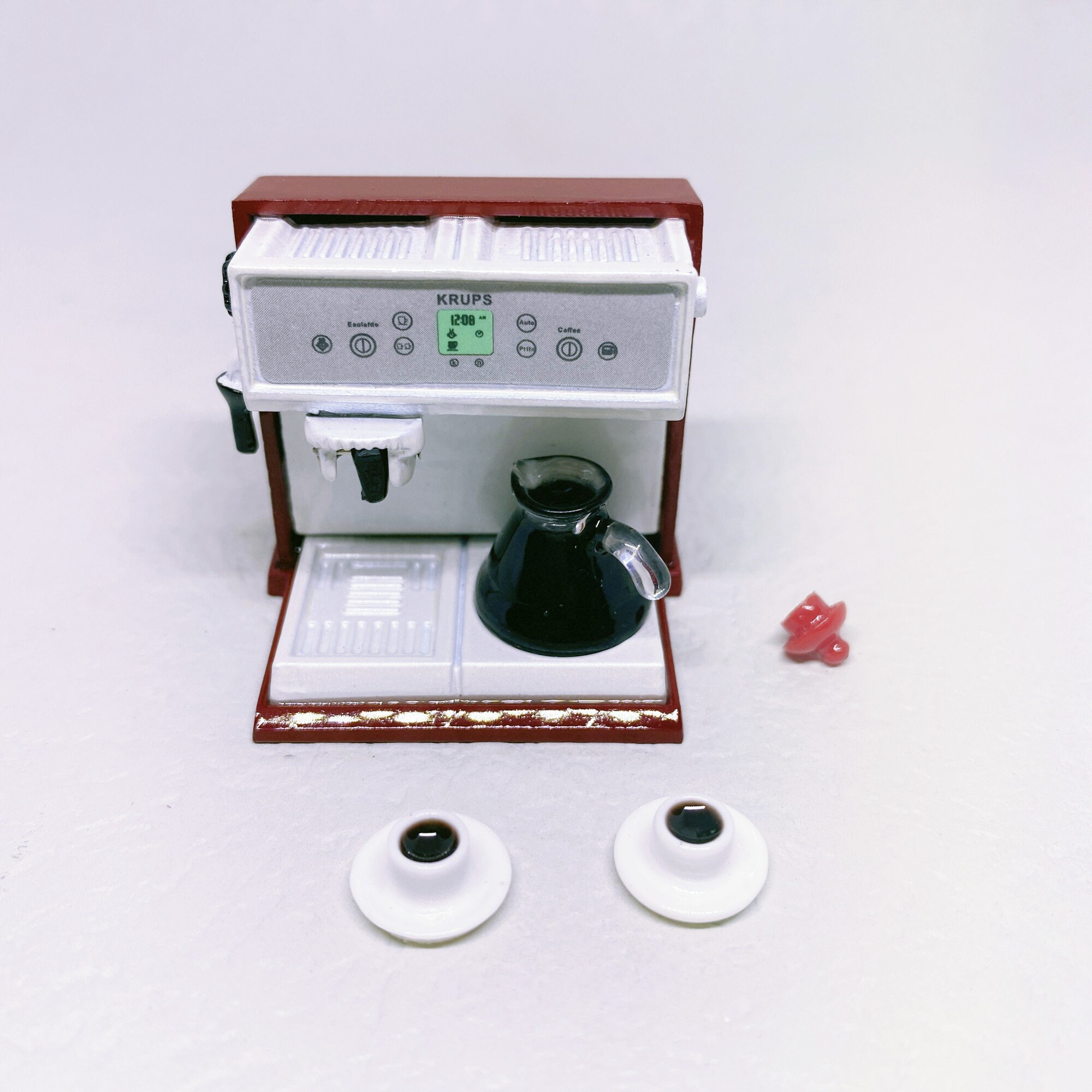 Miniature Coffee Machine Set Miniatures Dollhouse Miniature | Etsy