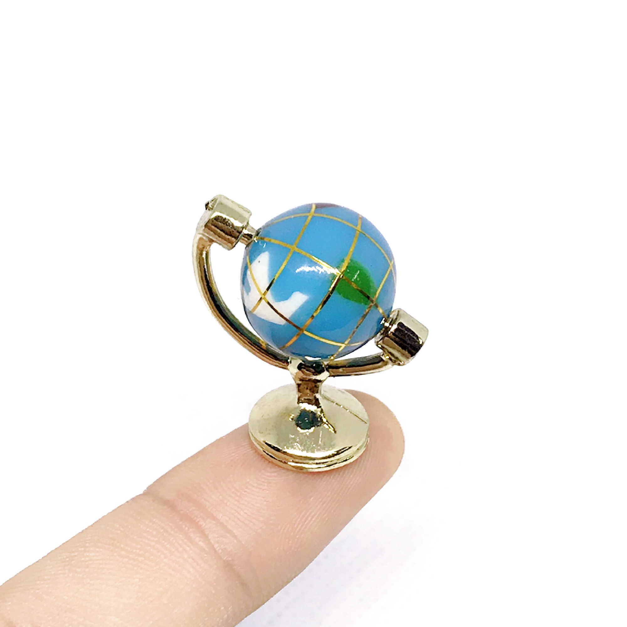 Miniature Globe Model Miniatures Dollhouse Miniature Home - Etsy