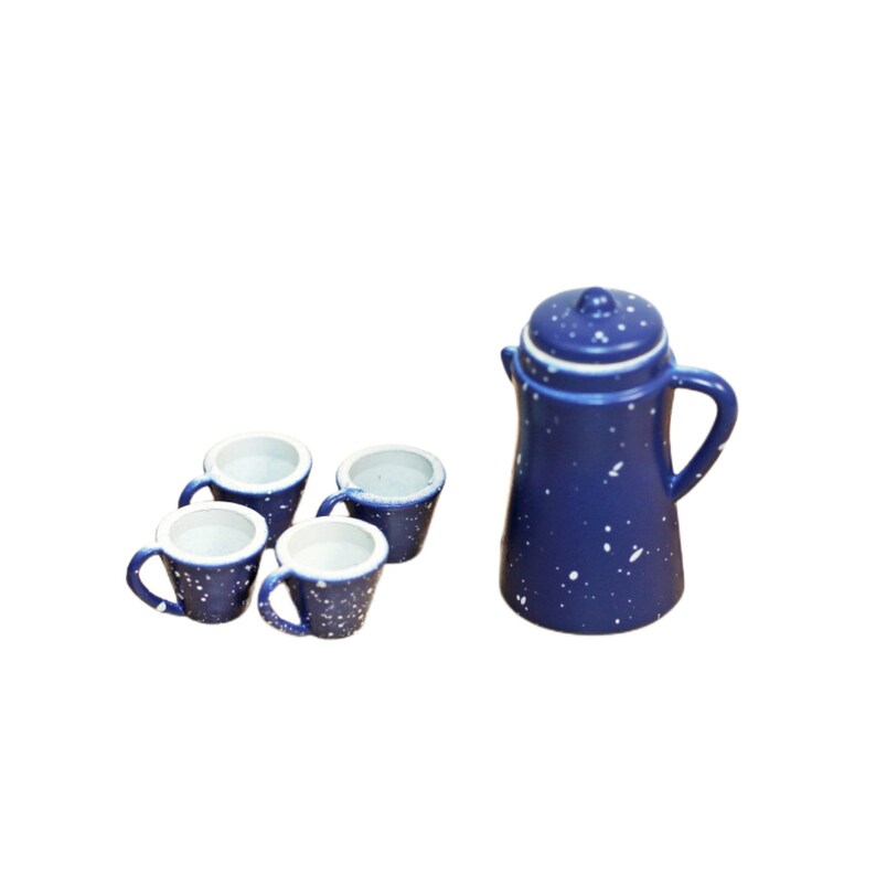 Miniature Kettle Cup Set Miniatures Kitchen Kitchenware Tableware ...