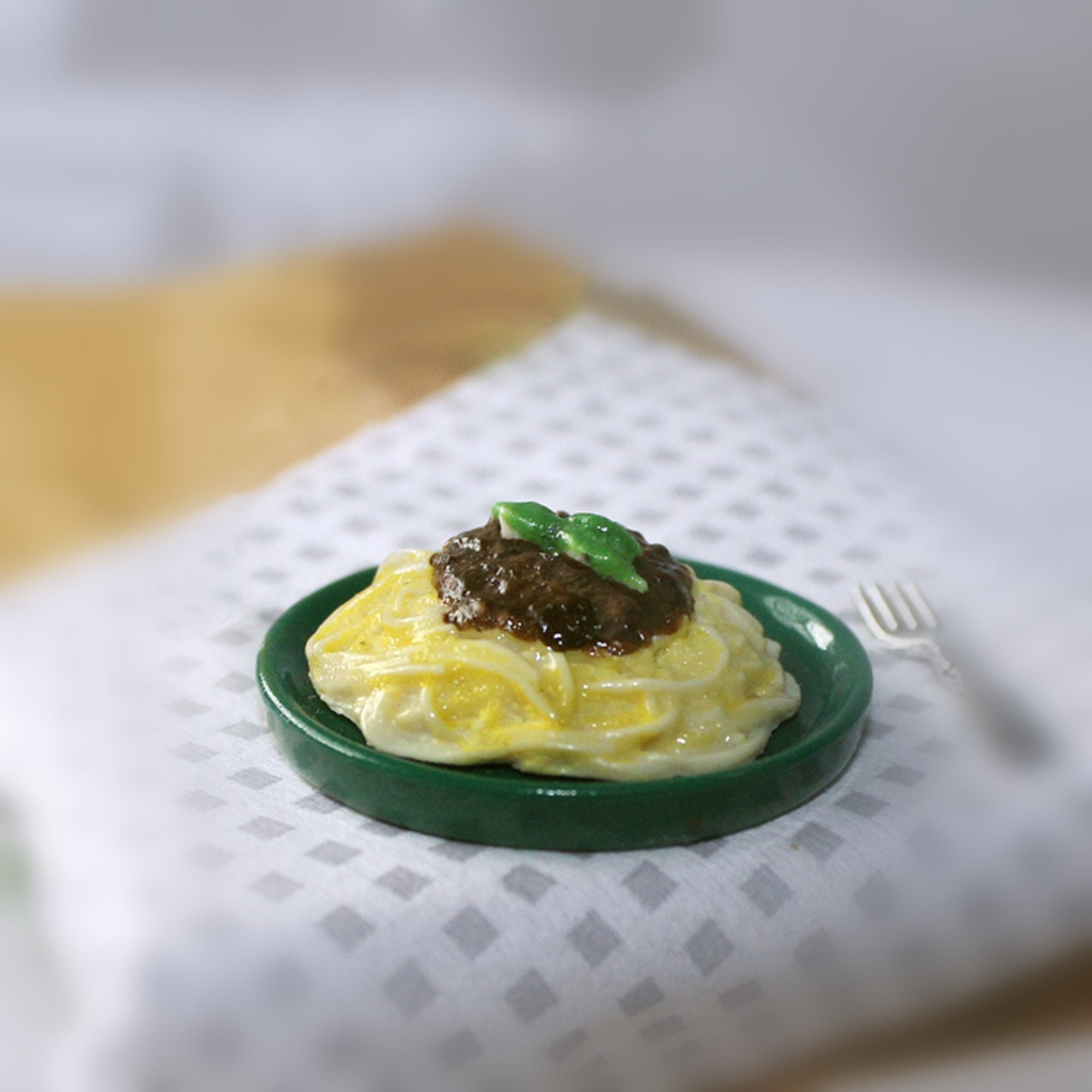 Miniature Spaghetti Bolognese Miniature Food Dollhouse Miniatures Home ...
