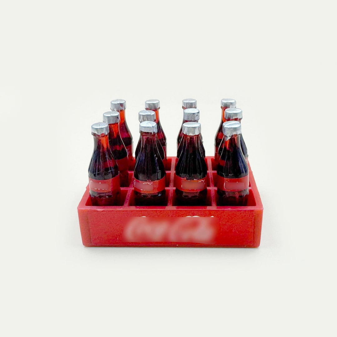 Miniature Soda Drink Bottle Set Miniatures Drinks Mini Bottles ...