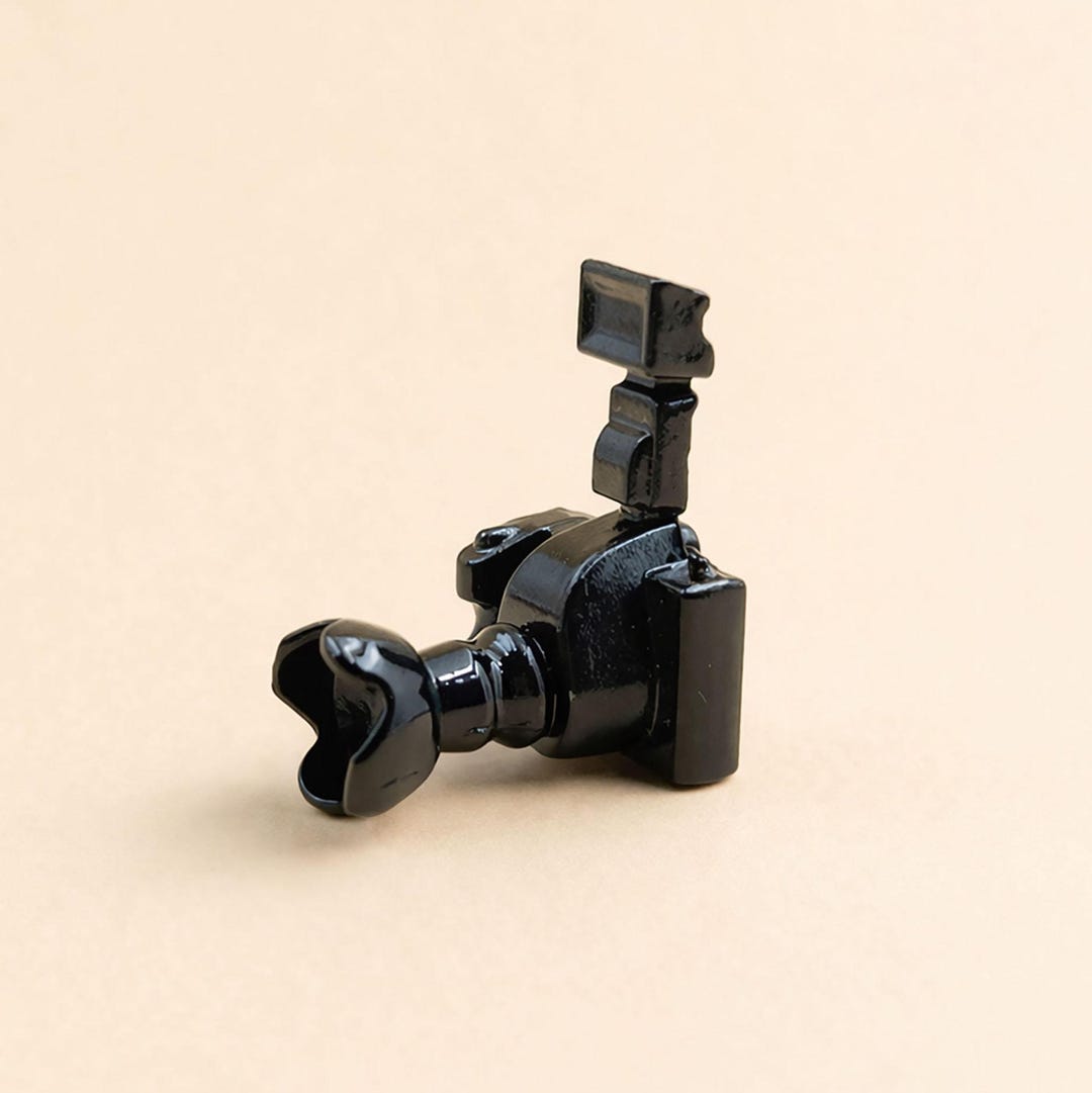 Miniature Metal Camera, Dollhouse Camera Prop, Tiny Camera Model, Mini ...
