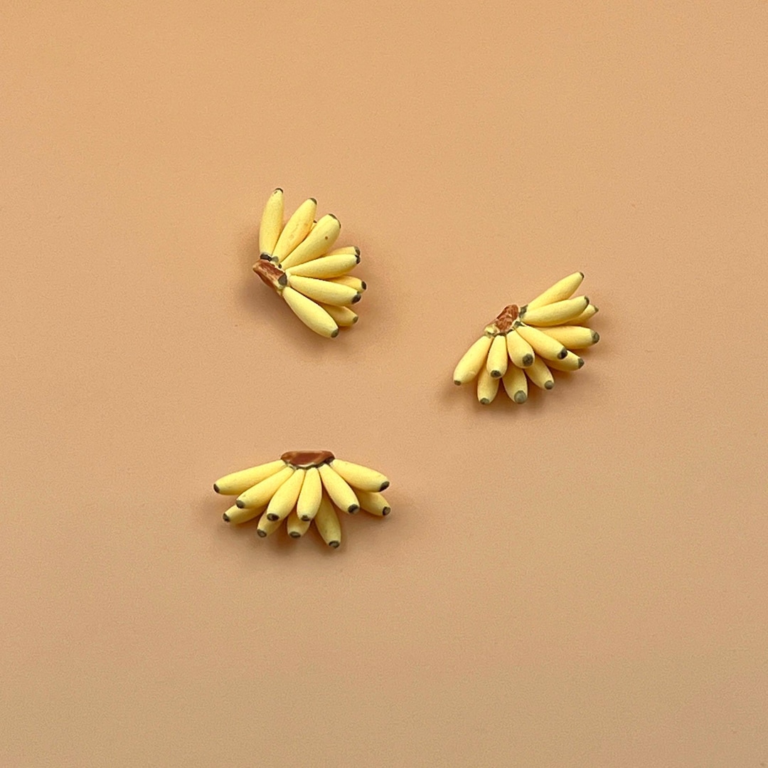 Miniature Bananas 2pcs/set Miniature Fruit Mini Fruits Miniatures ...