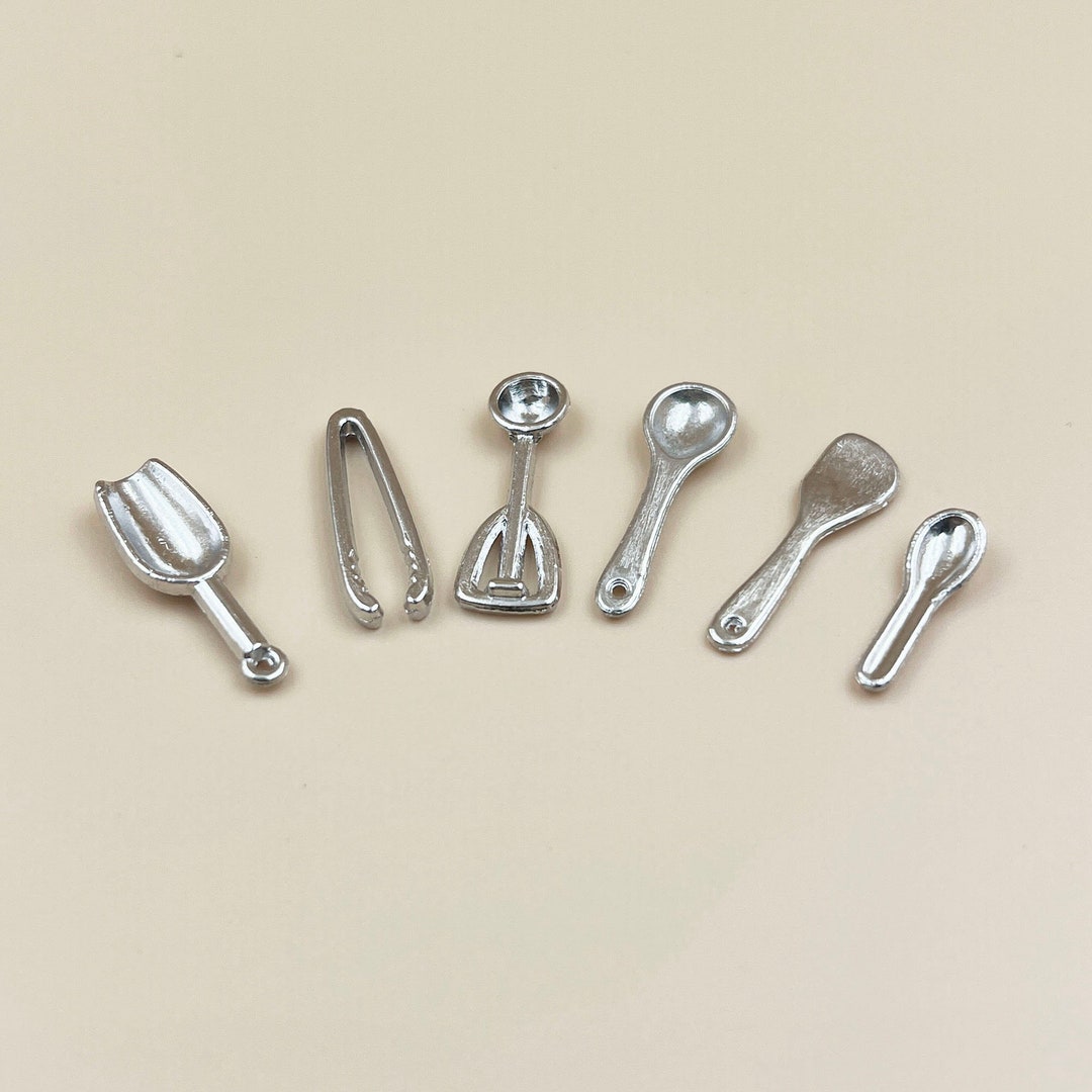 Miniature Cooking Utensils 6pcs/set Mini Kitchen Utensils Set Dollhouse ...