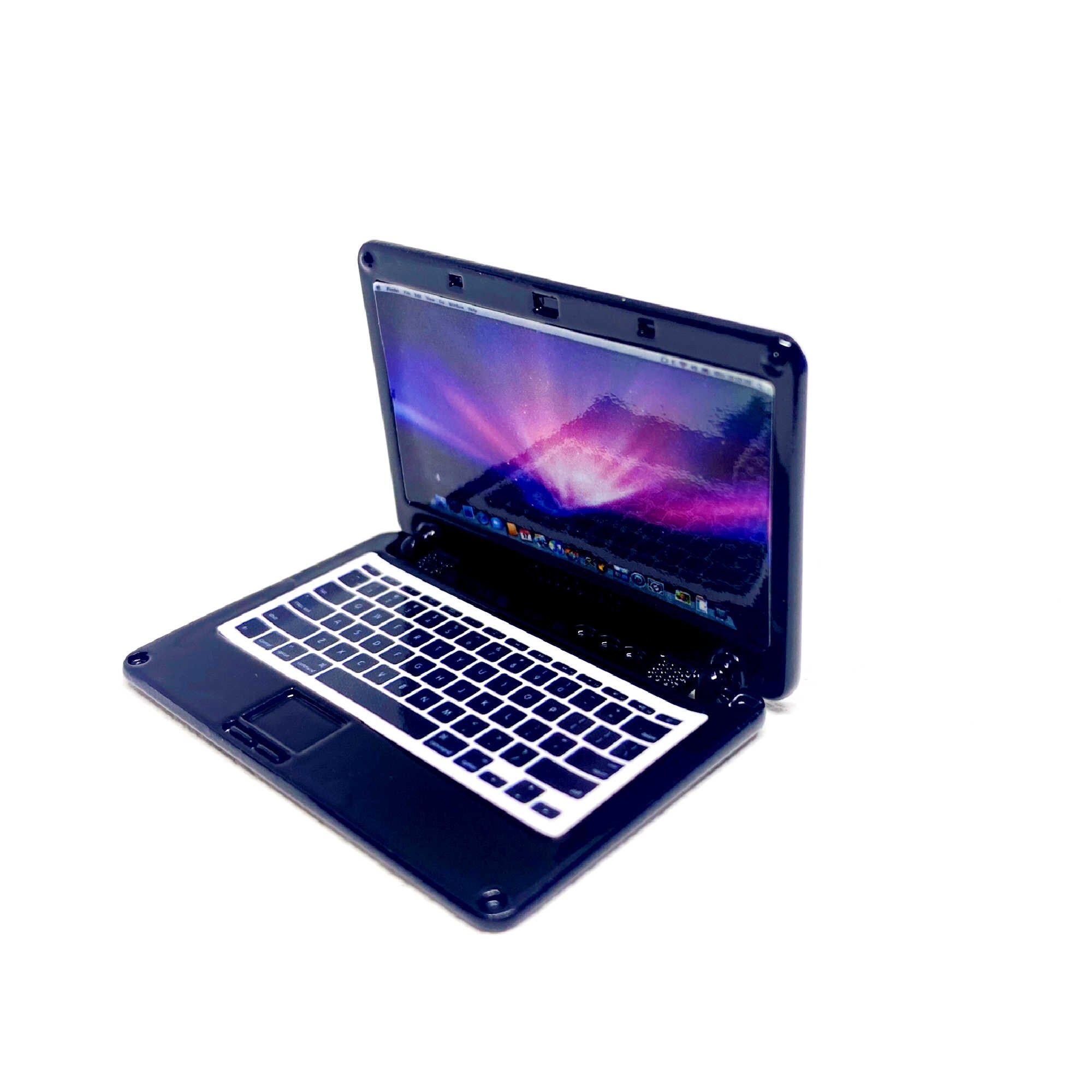 Miniature Laptop Computer Miniatures Dollhouse Miniatures Home - Etsy