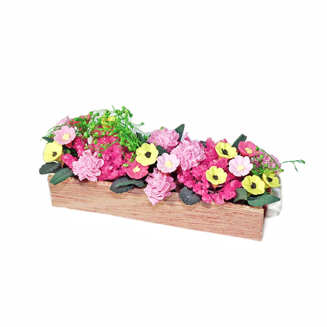 Miniature Flower Potted Plant Miniatures House Plant Dollhouse ...