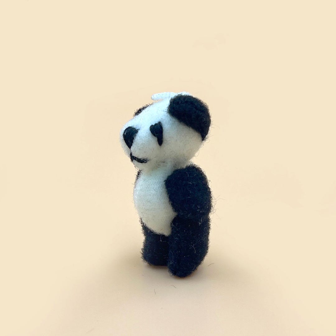 Miniature Panda Doll 5pcs/set Mini Panda Dollhouse Miniatures Home ...