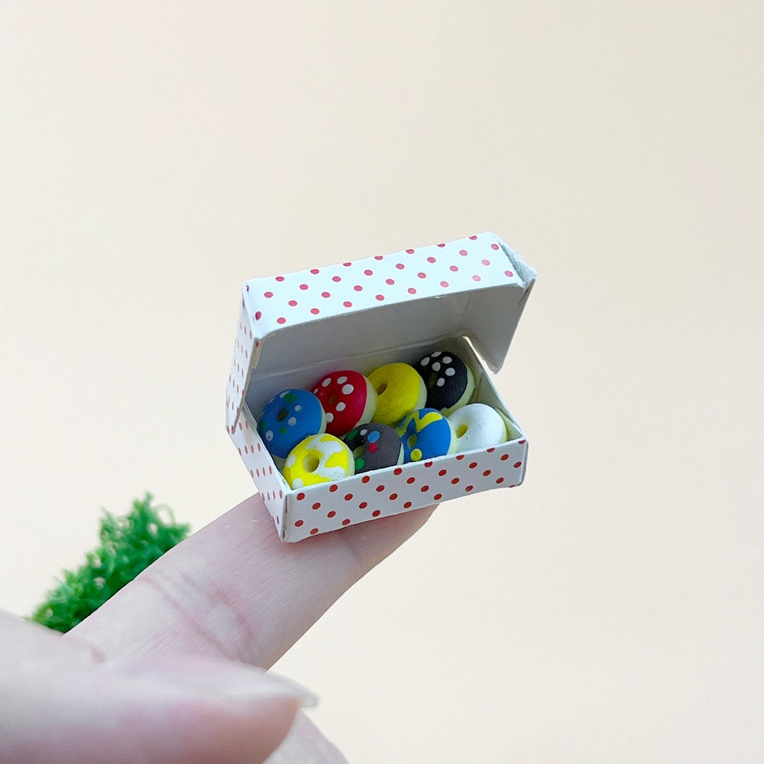 Miniature Donut Mini Donut Mini Food Miniature Food Dollhouse ...