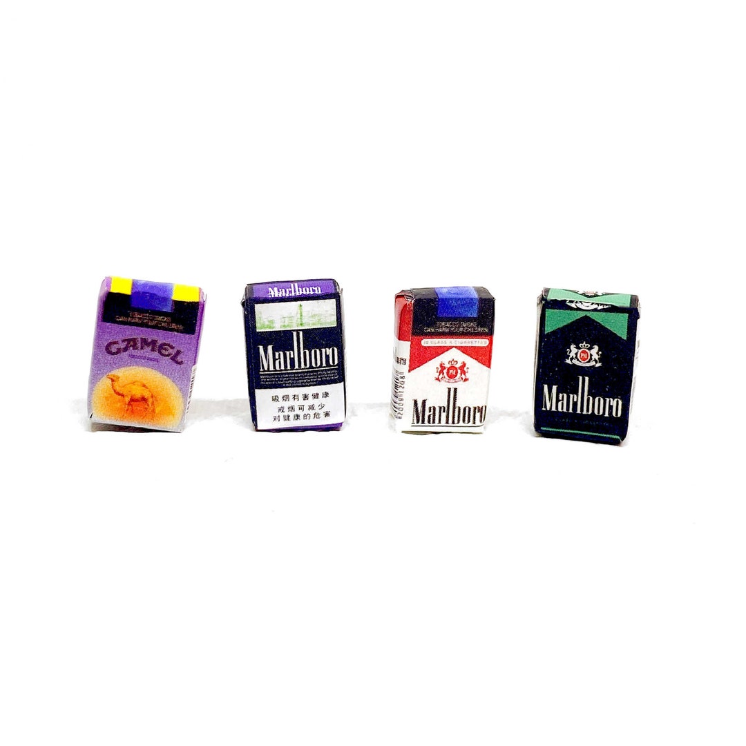 Miniature Cigarette 4pcs/set Miniatures Miniature Cigaret Dollhouse ...