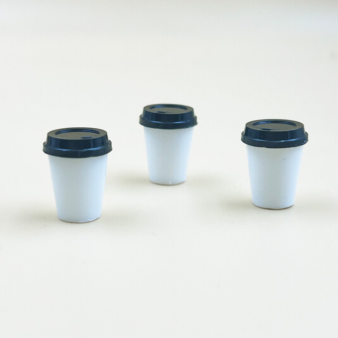 Miniature Coffee Cup 10pcs/set Dollhouse Miniatures Mini Boba Cup ...