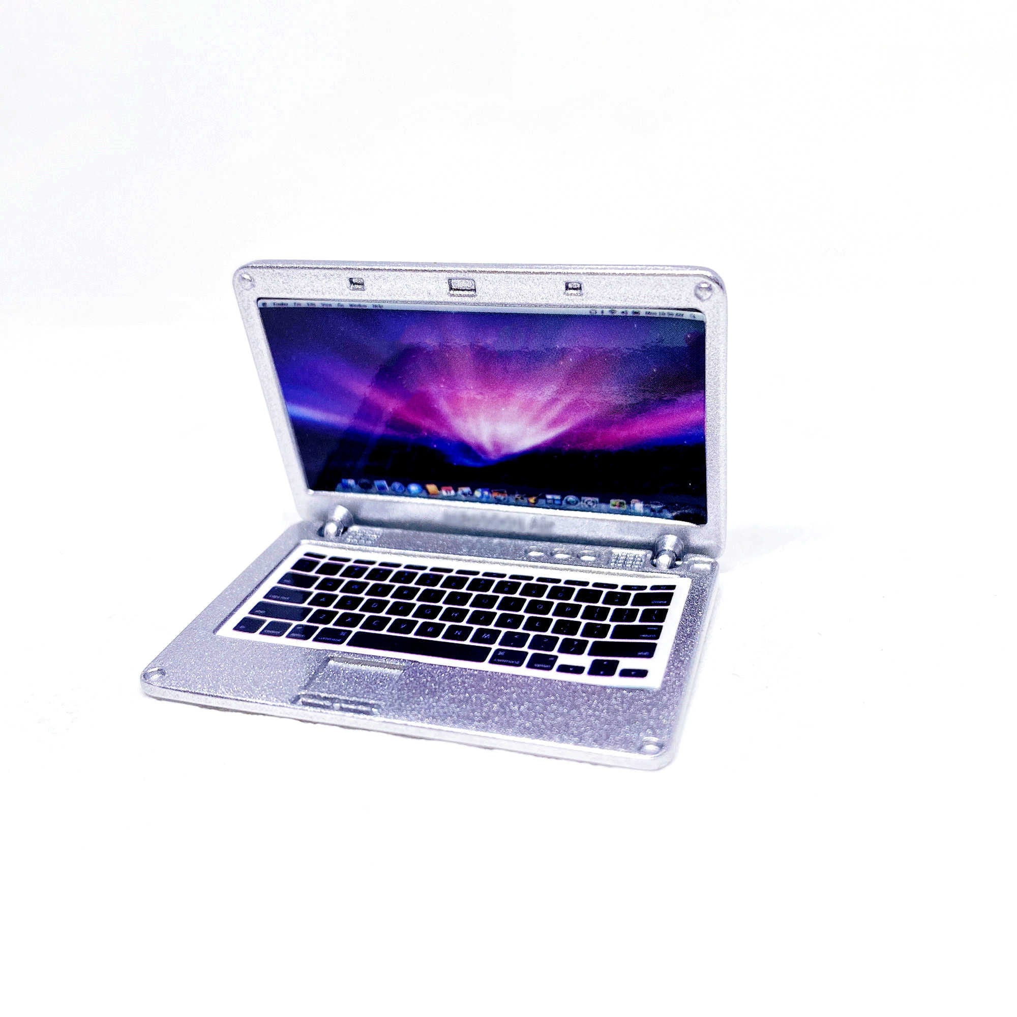 Miniature Laptop Computer Miniatures Dollhouse Miniatures Home - Etsy