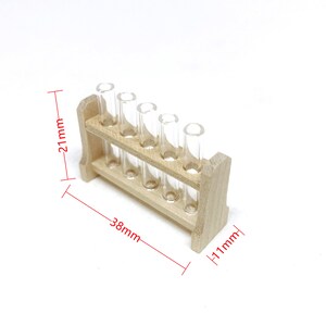Miniature Test Tube Miniatures Dollhouse Miniatures Home Decoration ...