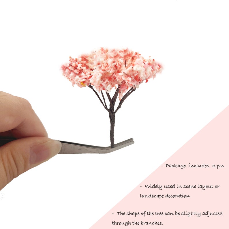 Miniature Tree 3pcs/set Miniatures House Plant Dollhouse Miniature Home ...